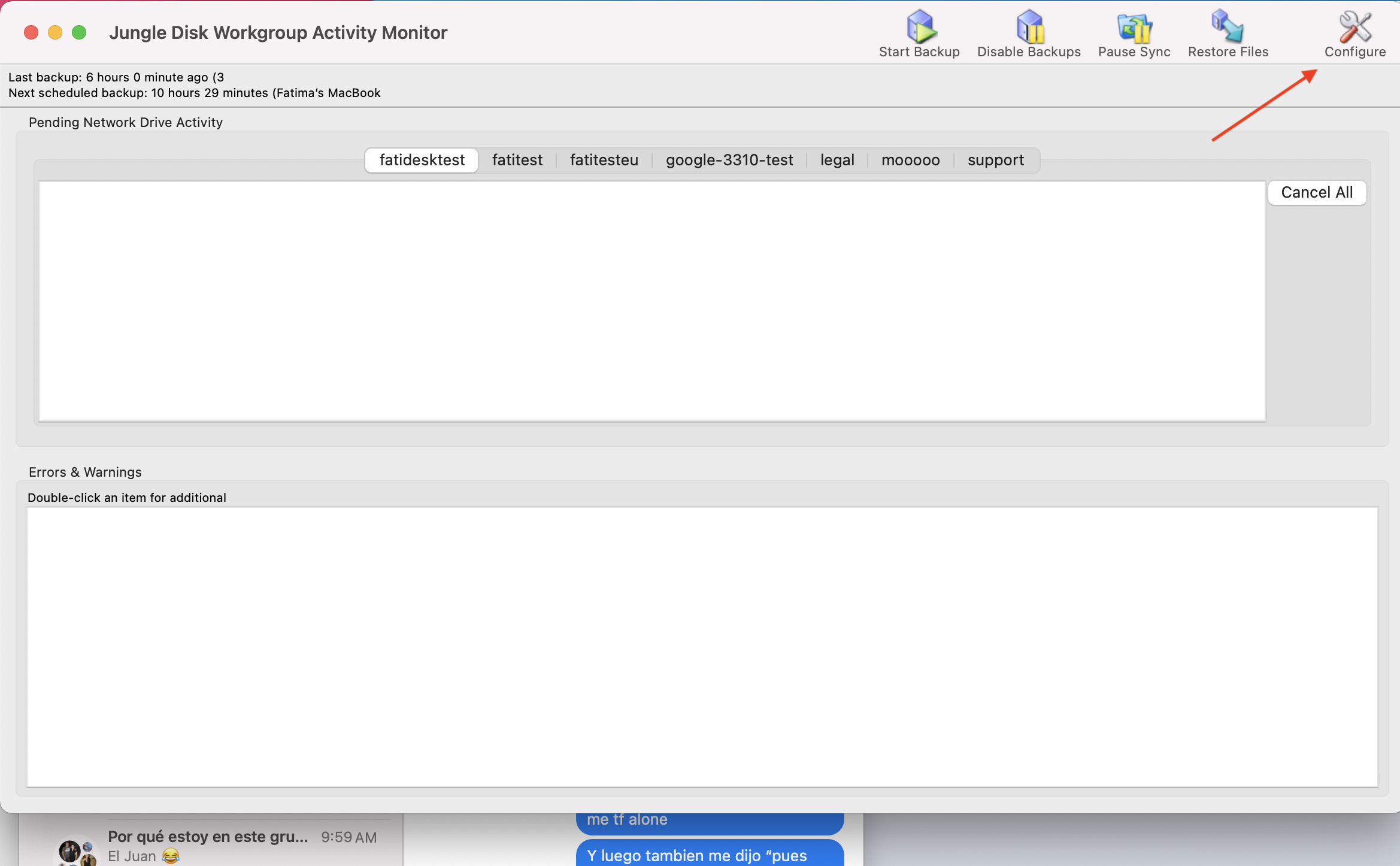 Removing user configurations to attach a new user – CyberFortress Support