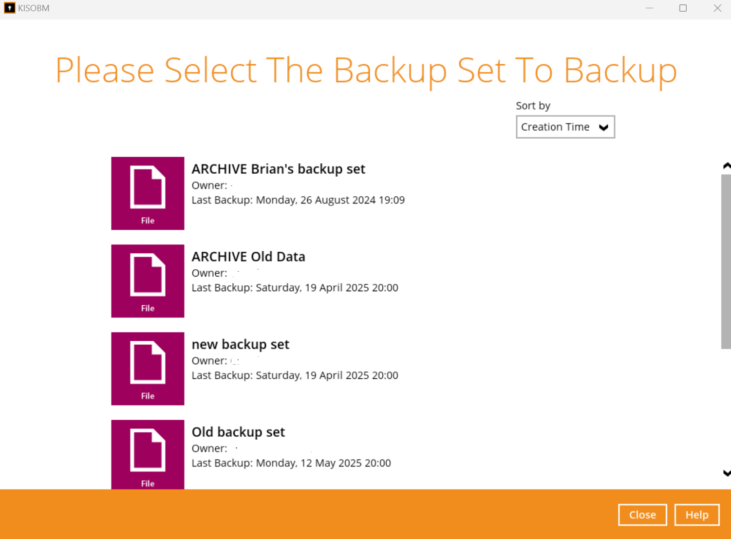 How to run a manual backup – CyberFortress Support