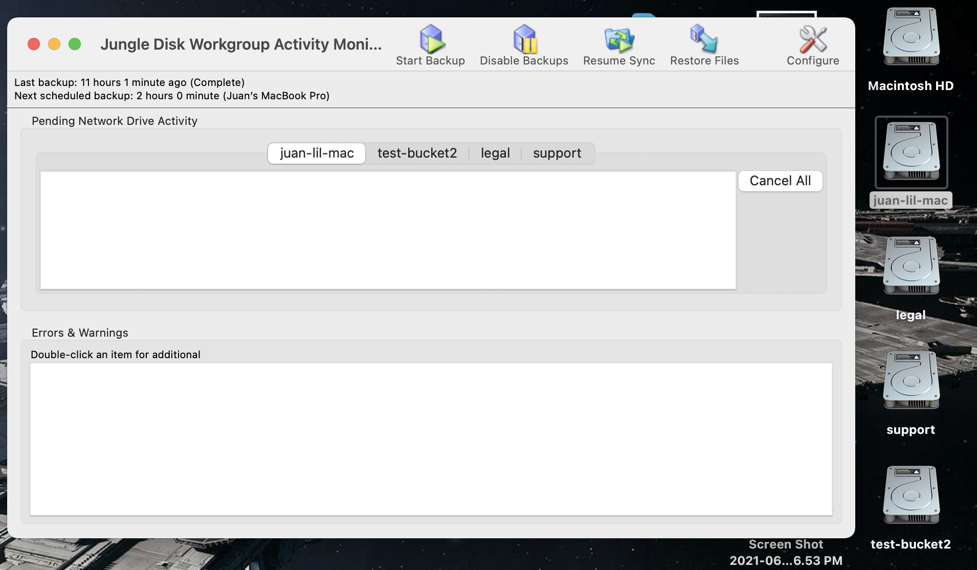 Installing Jungle Disk for MAC – CyberFortress Support