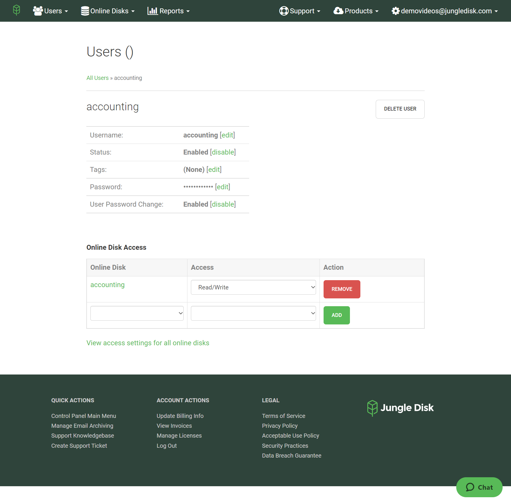 Setting up your Jungle Disk Account (for admins) – CyberFortress Support