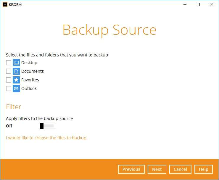KISOBM - How to configure a File Backup Set – CyberFortress Support