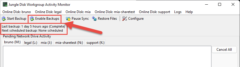 Missed/Errors in Backups – CyberFortress Support